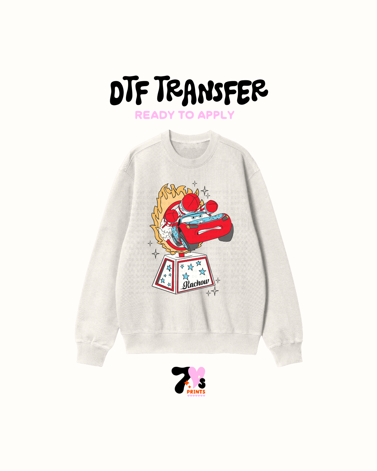 Kachow - DTF Transfer – Sevenheartsprints