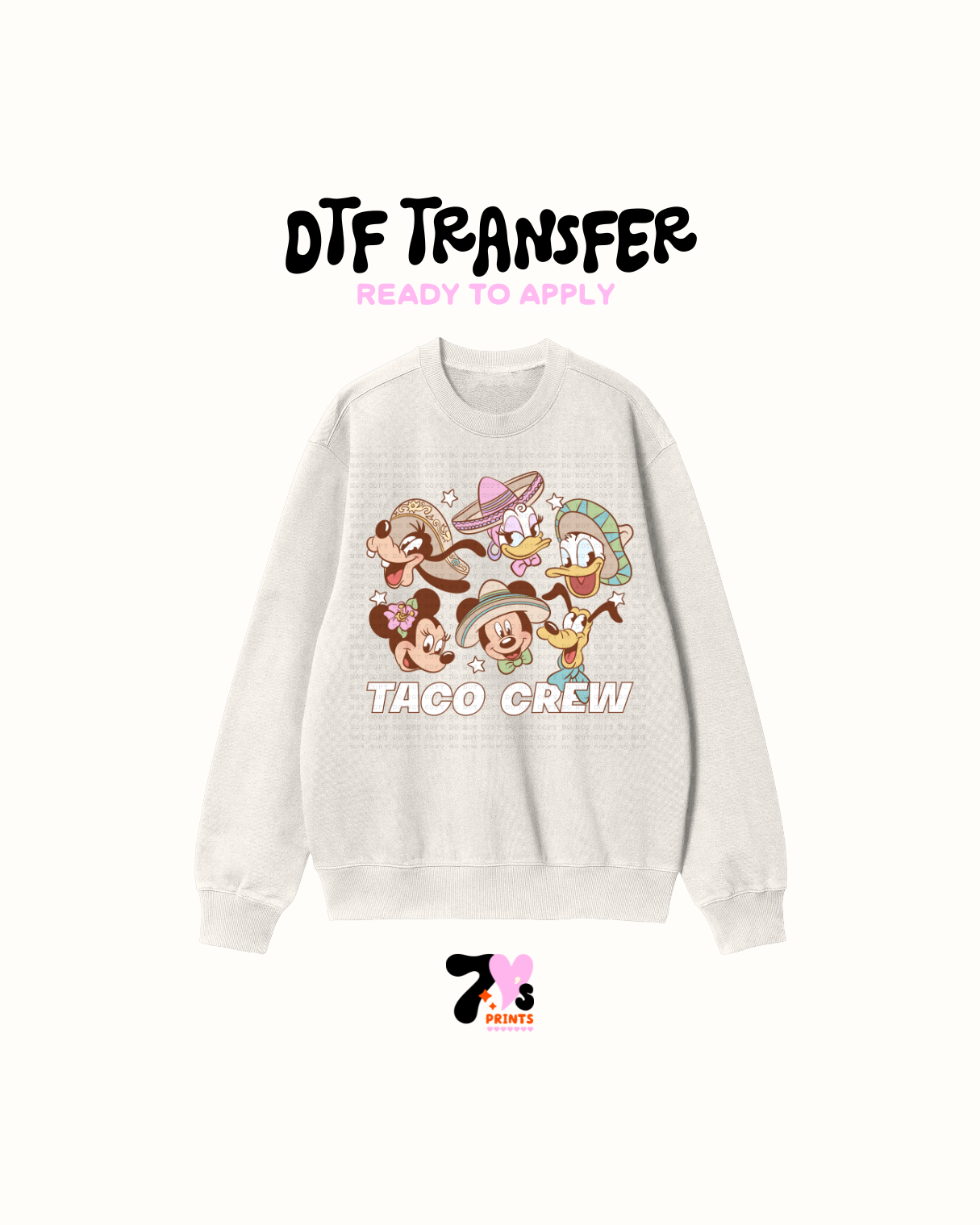 Taco crew - DTF Transfer – Sevenheartsprints