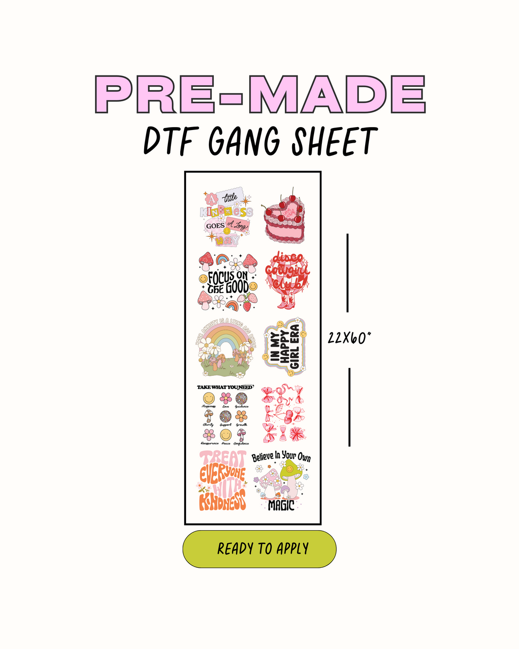 Pre-Made Gang Sheets (New) – Sevenheartsprints