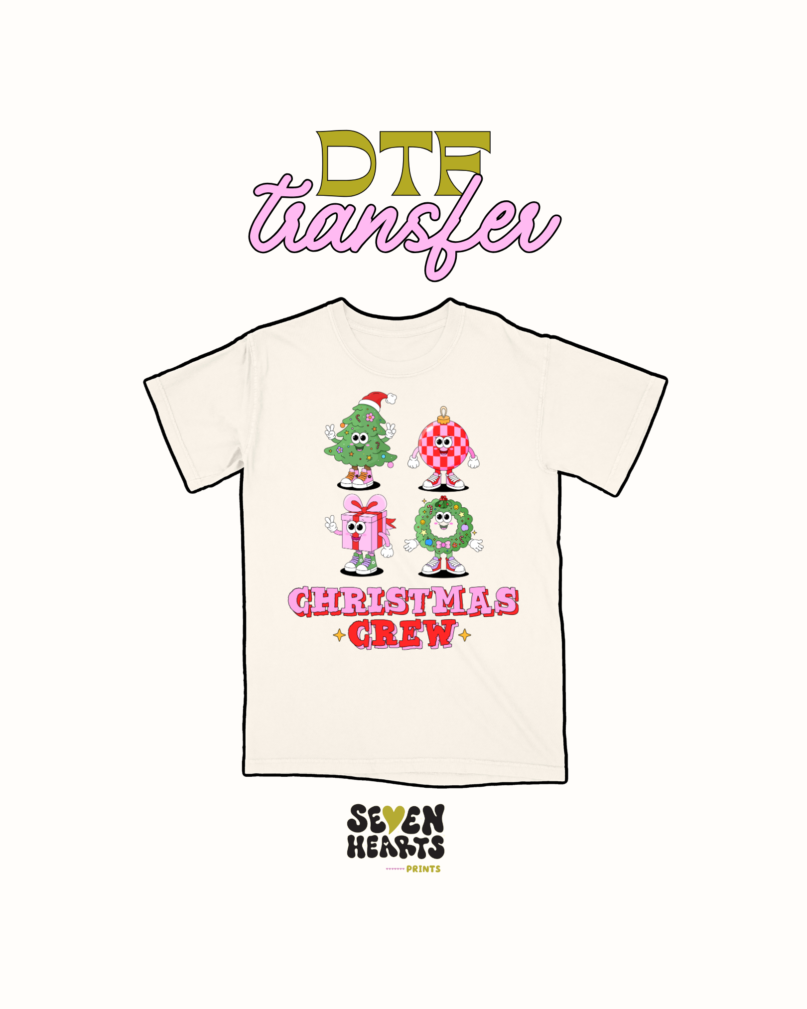 Christmas crew- DTF Transfer – Sevenheartsprints